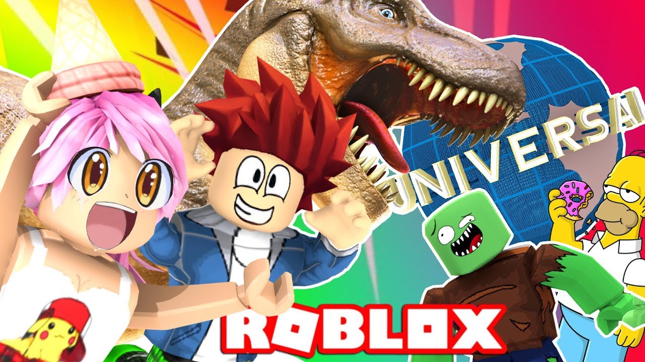 DIVERSION EN EL PARQUE TEMATICO MAS GRANDE DEL MUNDO | Roblox Universal ...