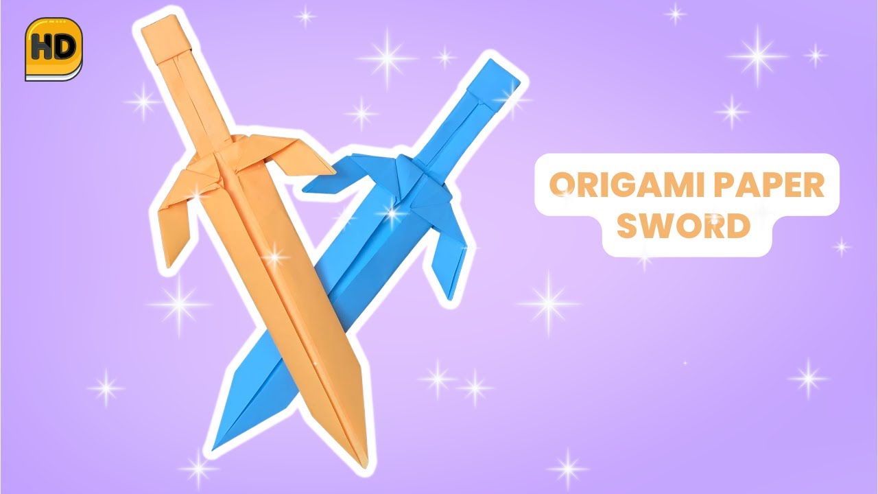 Origami Paper Sword | School Paper Craft Ideas | DIY | Hello Origami ...