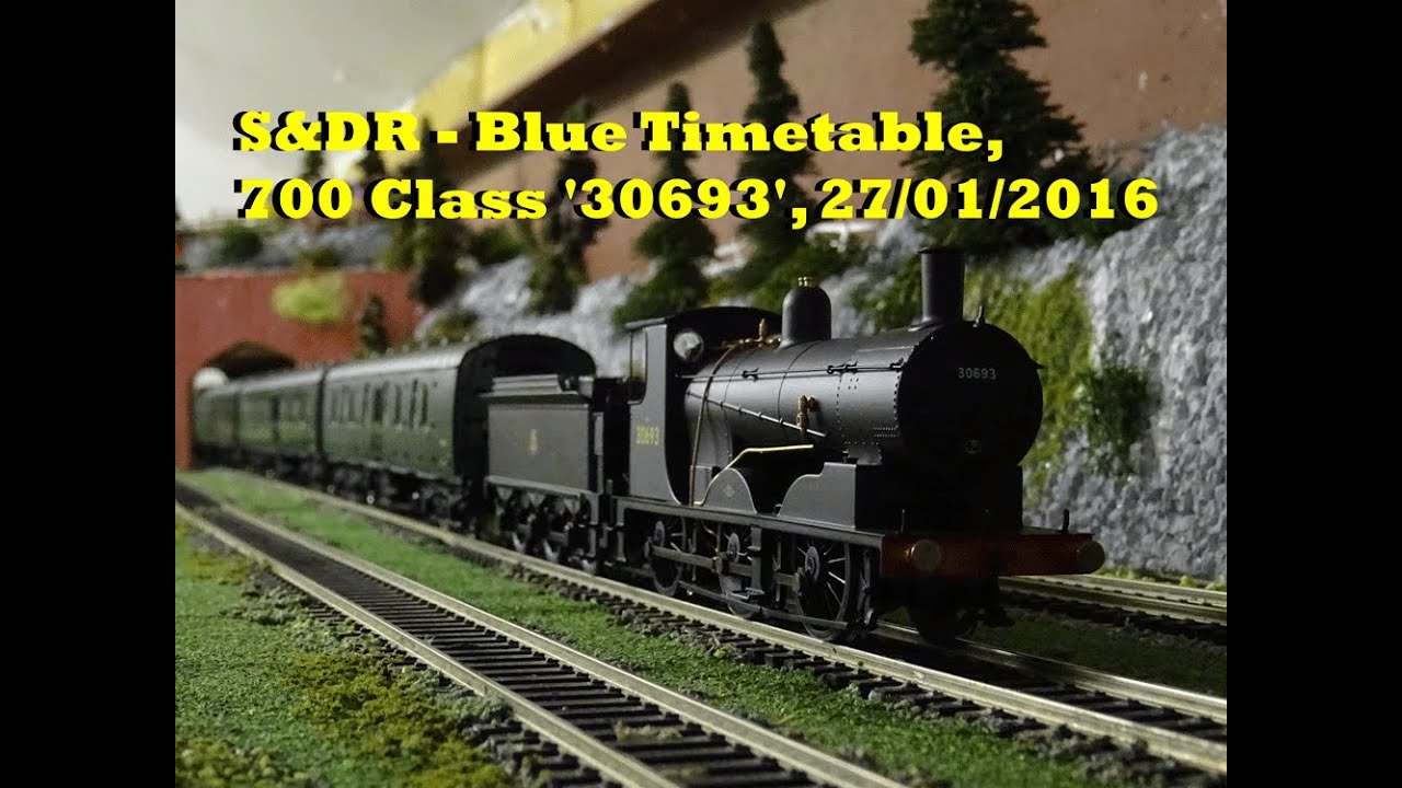 00 Gauge Model Railway - S&DR - 700 Class '30693', 27/01/2016 - YouTube