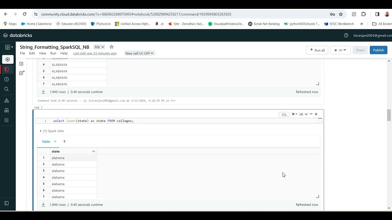 SparkSQL String Formatting in Databricks #sparksql #databricks - YouTube