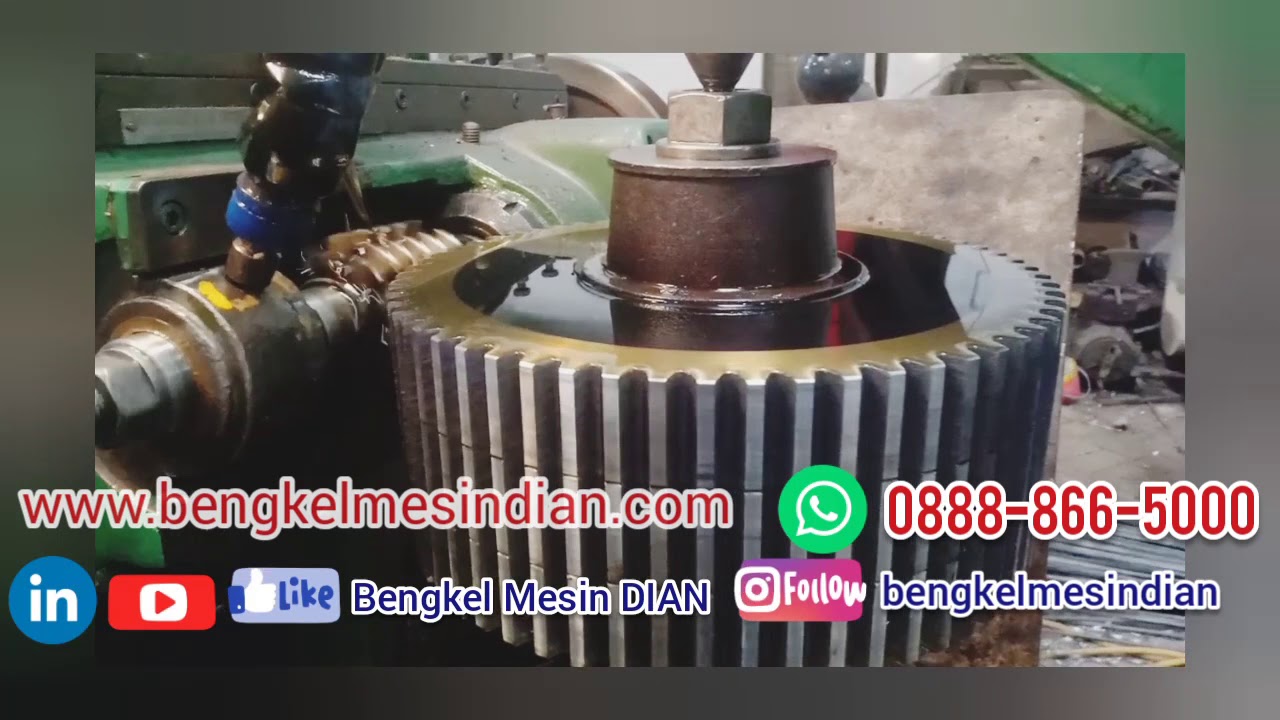 BENGKEL MESIN DIAN - PROSES MACHINING SPUR GEAR UNTUK GEAR BOX ALAT ...