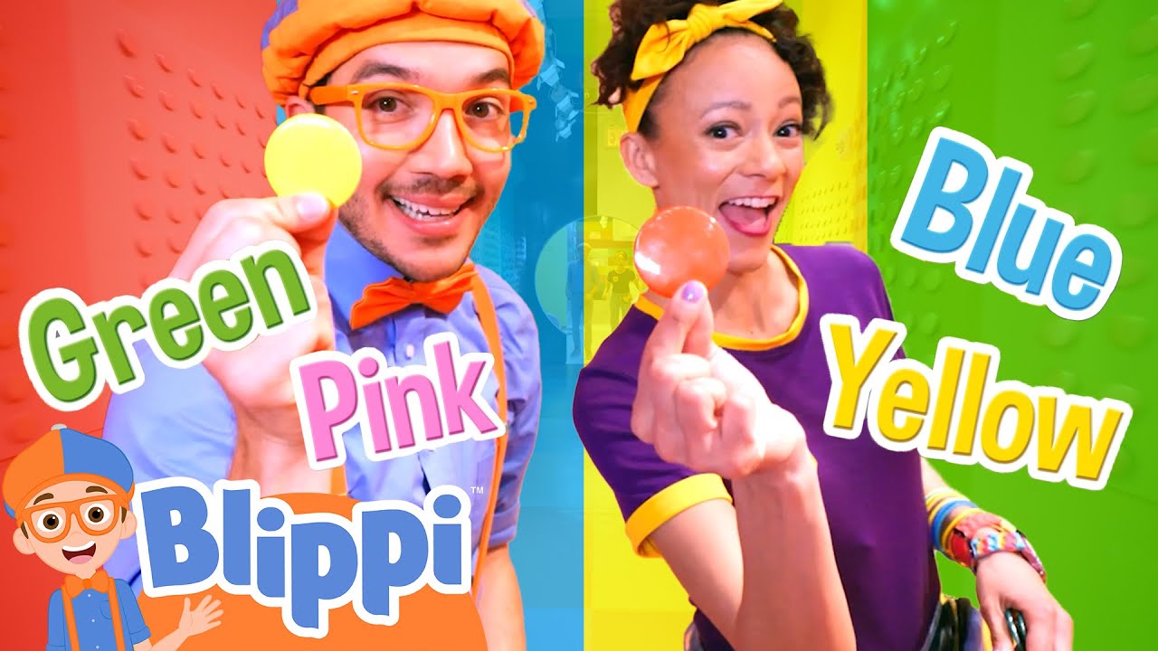 Blippi and Meekah's Color Game Challenge! | Blippi & Meekah Challenges ...