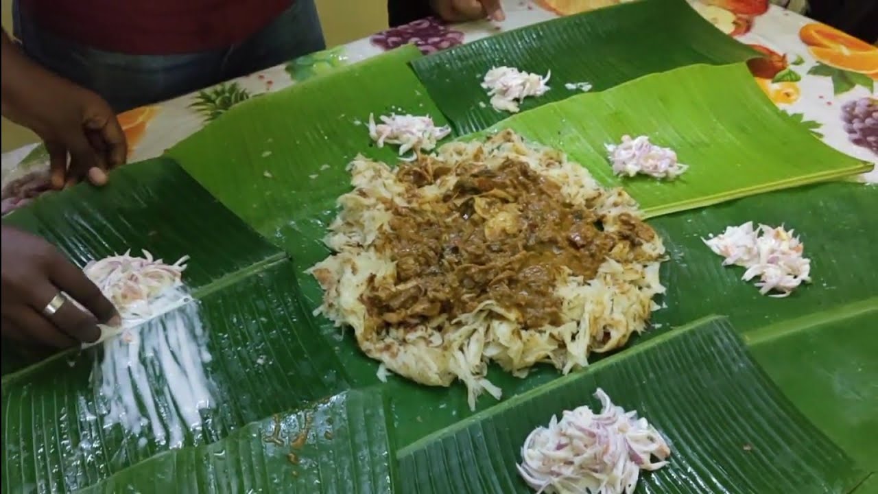 Ultimate Parotta eating | Banana leaf + Parotta + Chicken curry - YouTube