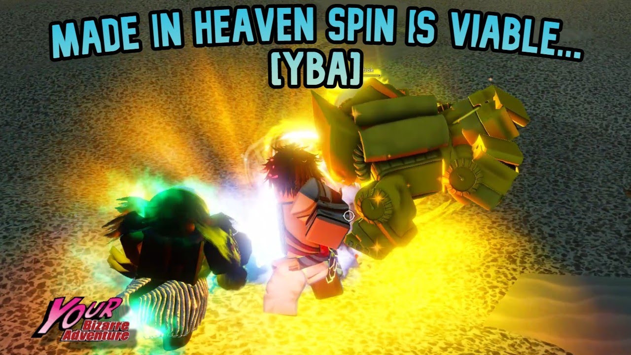 [YBA] Made in Heaven Spin is VIABLE... - YouTube