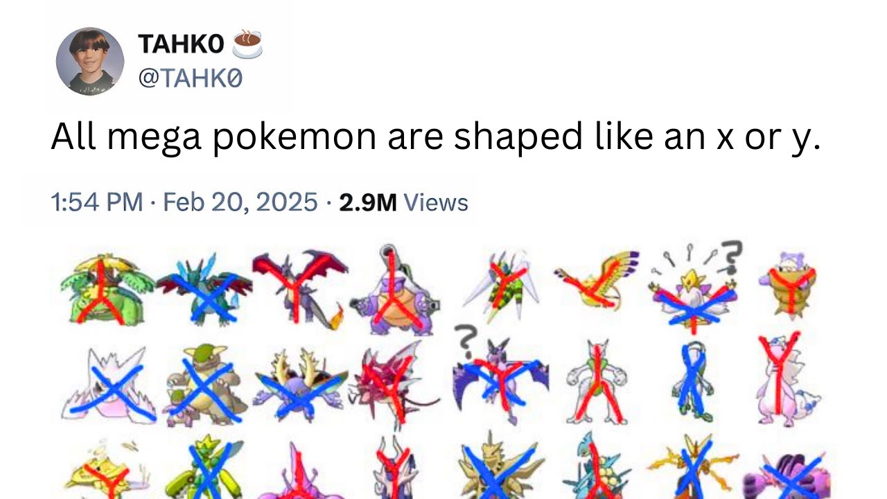 "All Mega Pokemon are Shaped like an X or Y" - YouTube