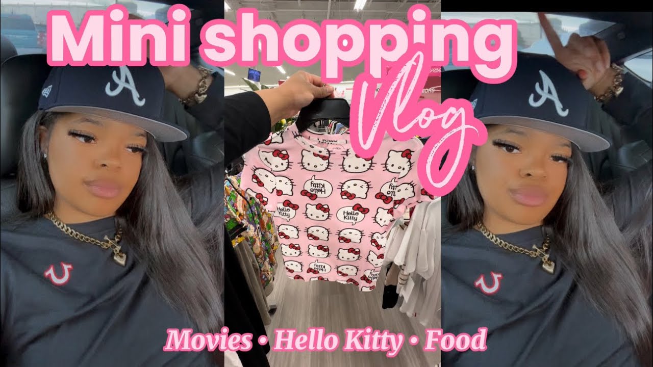 VLOG | MOVIES + HELLO KITTY FINDS + SHOPPING - YouTube