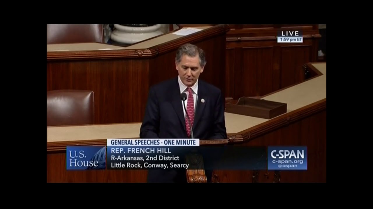 Rep. Hill Delivers Speech on Historic Tax Reform - YouTube