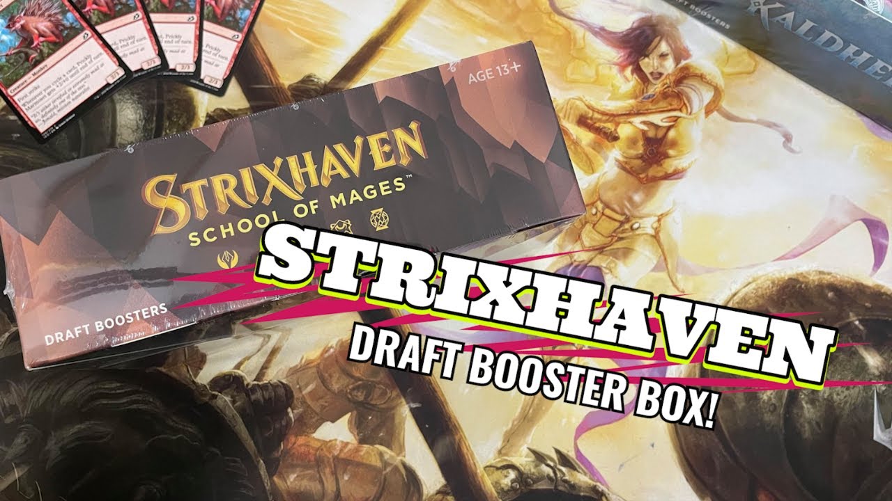 Strixhaven DRAFT Booster Box Opening | MTG | Magic The Gathering - YouTube
