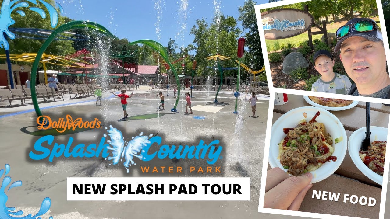 Checking Out Splash Country's New Food & Splash Pad - YouTube