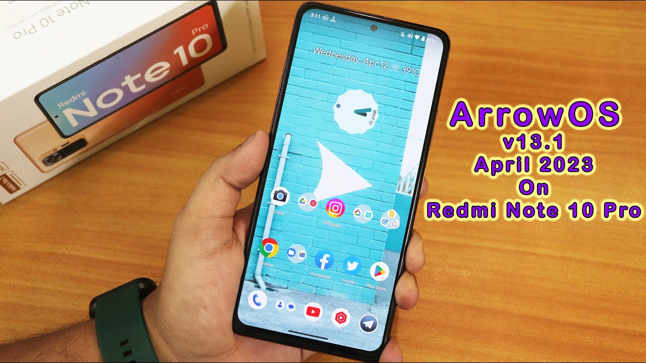 ArrowOS 13.1 On Redmi Note 10 Pro [10/04/2023] - YouTube