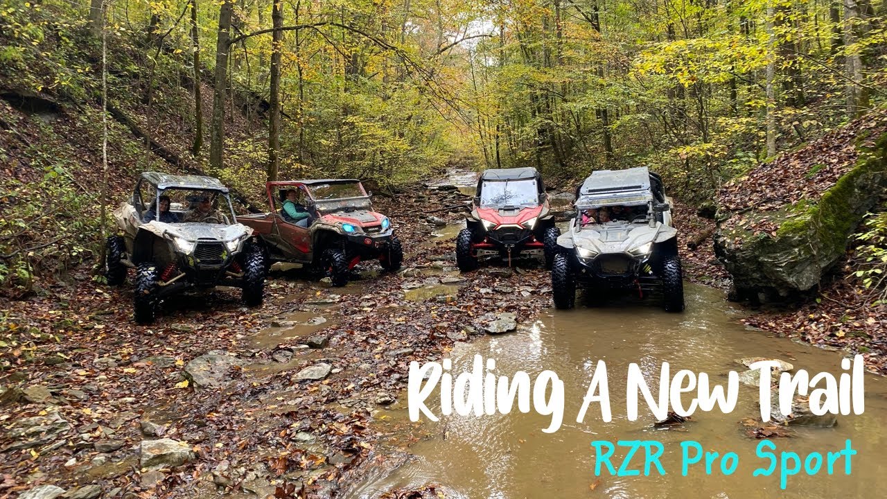 Riding A New Trail//RZR Pro Sport XP4 - YouTube