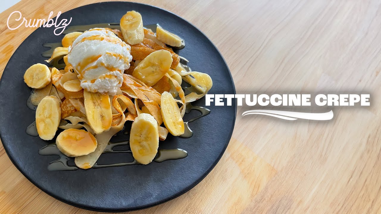 You Won't Believe How Delicious This Fettuccine Crepe Recipe Is! - YouTube