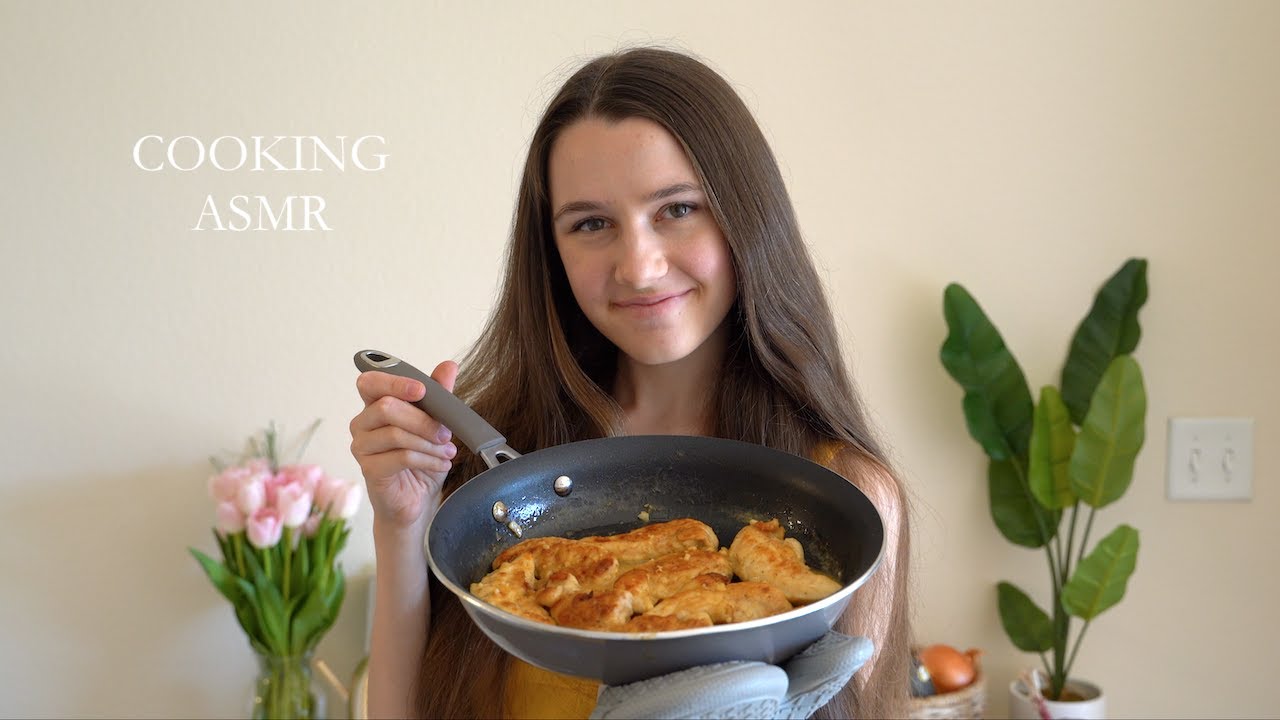 Cooking Lemon Butter Chicken | ASMR Cooking Series - YouTube
