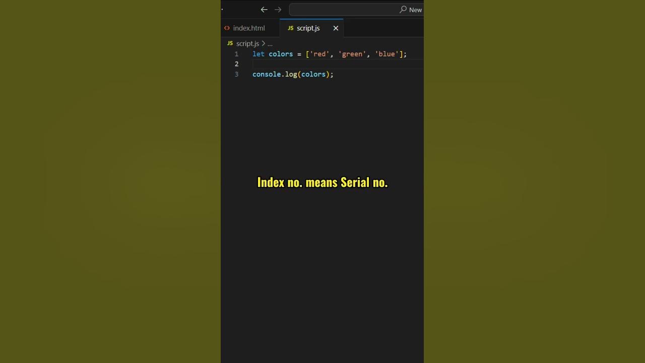 Day 38 : What is arrays in Java Script? - YouTube