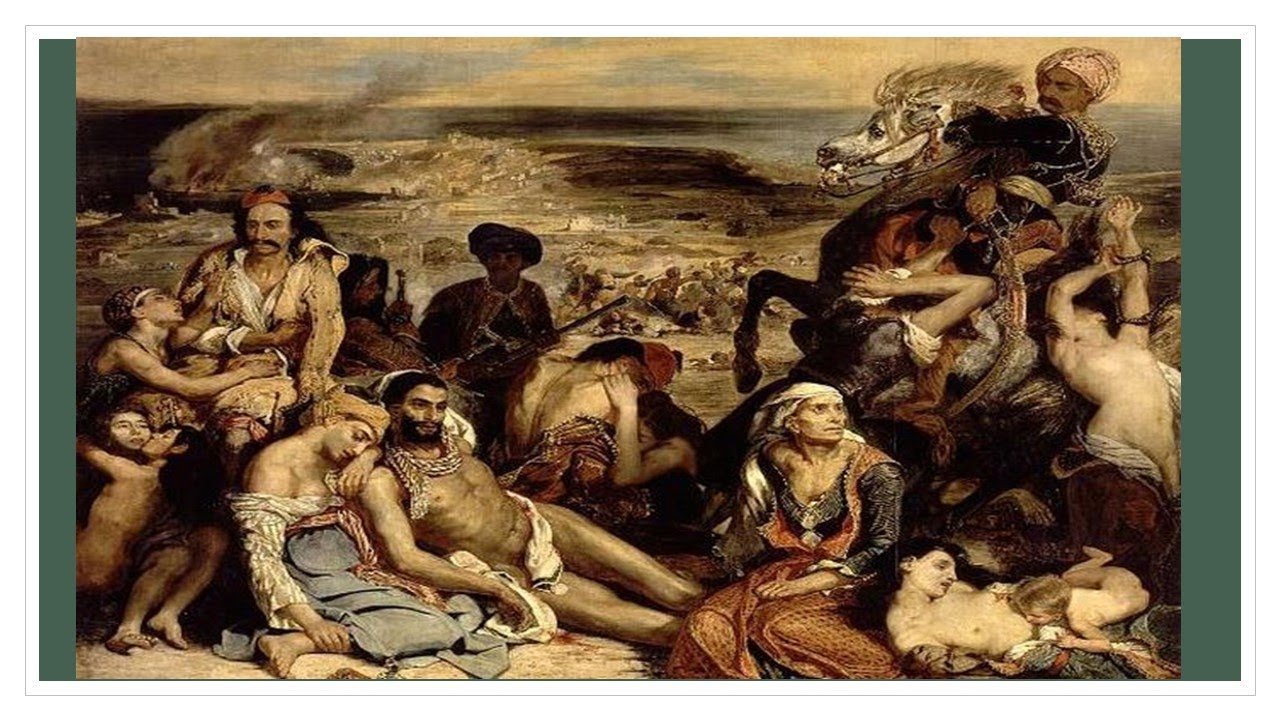 Scenes from the Massacres of Chios, Eugene Delacroix - YouTube