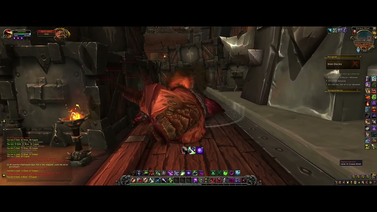 World of Warcraft - Iron Docks (Solo) - YouTube
