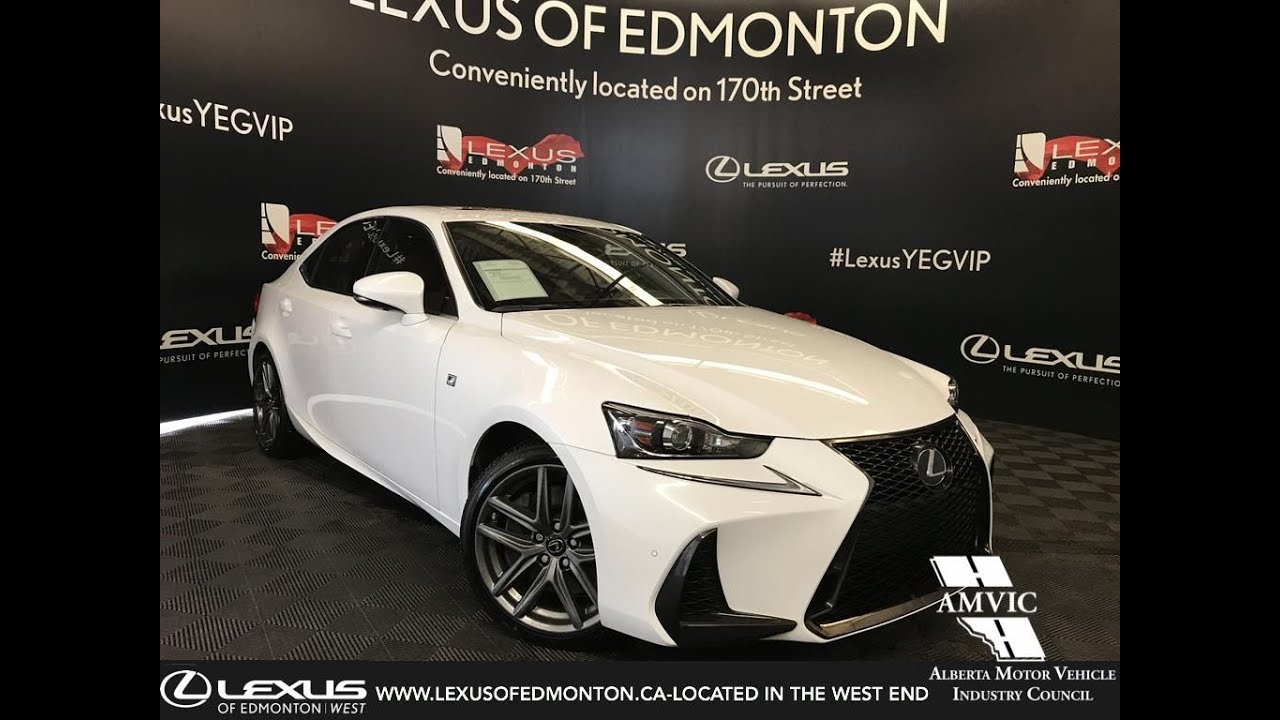 Lexus Certified Pre Owned White 2018 IS 350 F Sport Series 3 Review ...