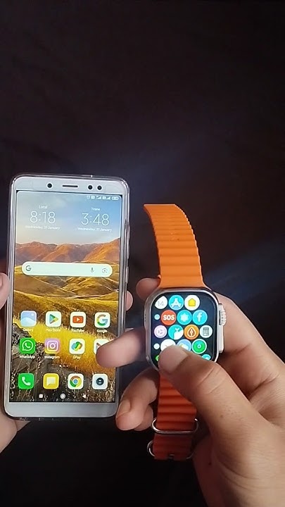 How To Connect T900 Ultra Smart Watch To Phone || T900 ultra smartwatch connect kaise kare # ...