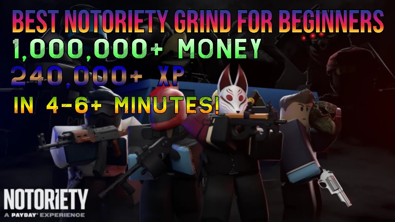 Notoriety: A PAYDAY® Experience Best Grind for Beginners! - YouTube