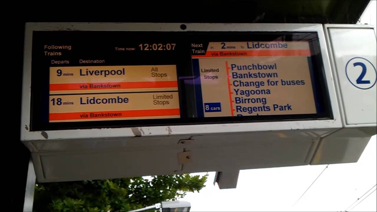 CityRail 'Diguises' Trackwork on Passenger Information Display - YouTube