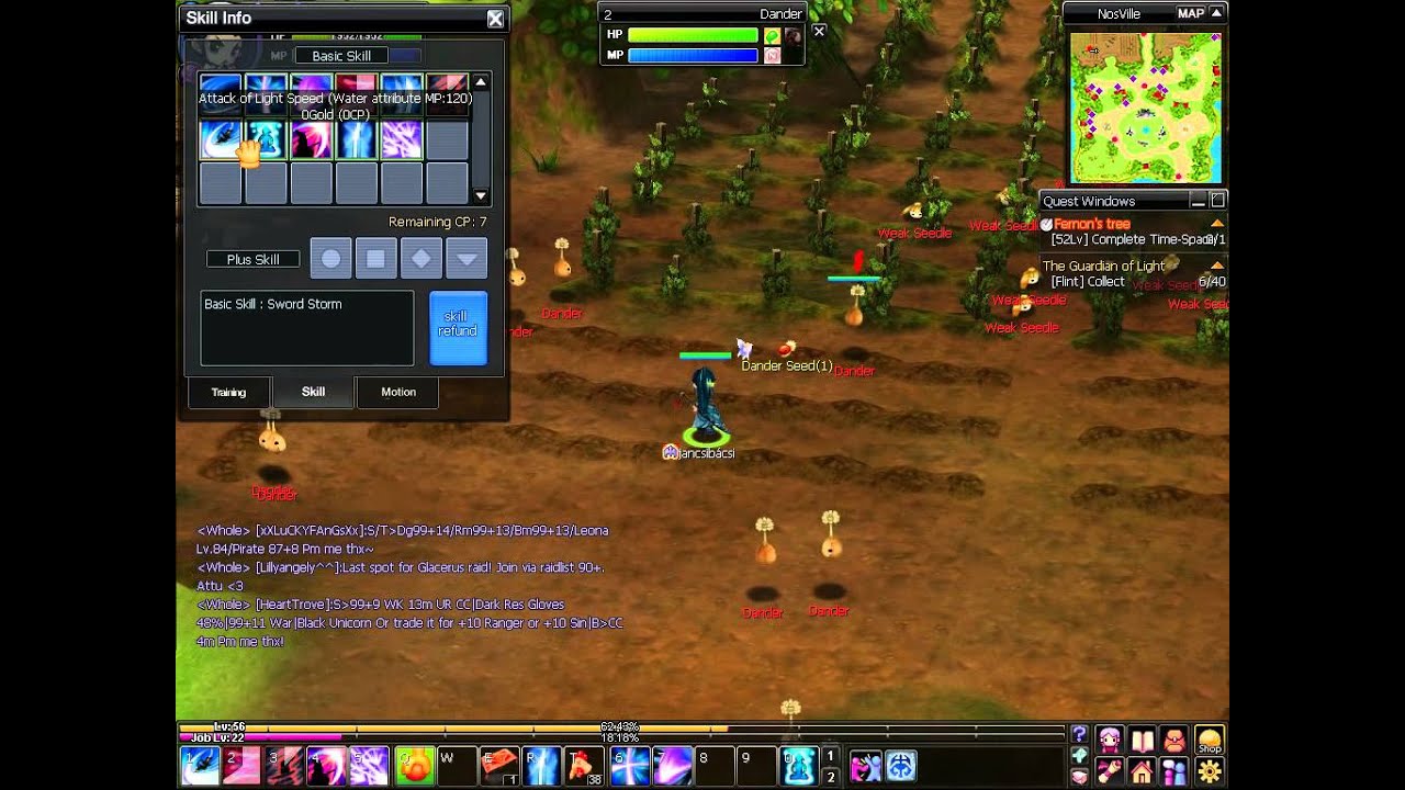 Nostale Blade Skill - YouTube