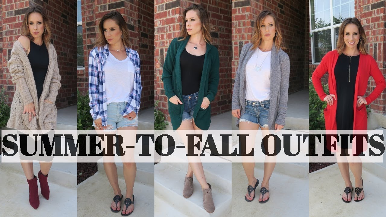 SUMMER-TO-FALL OUTFITS | STYLING TIPS, LOOKBOOK & FAVORITE PIECES - YouTube