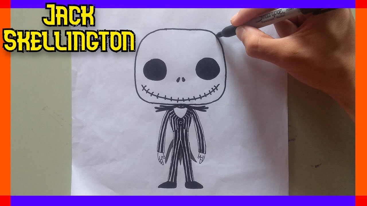 Dibujando A Jack Skellington Jack Skellington Dibujando La Pesadilla