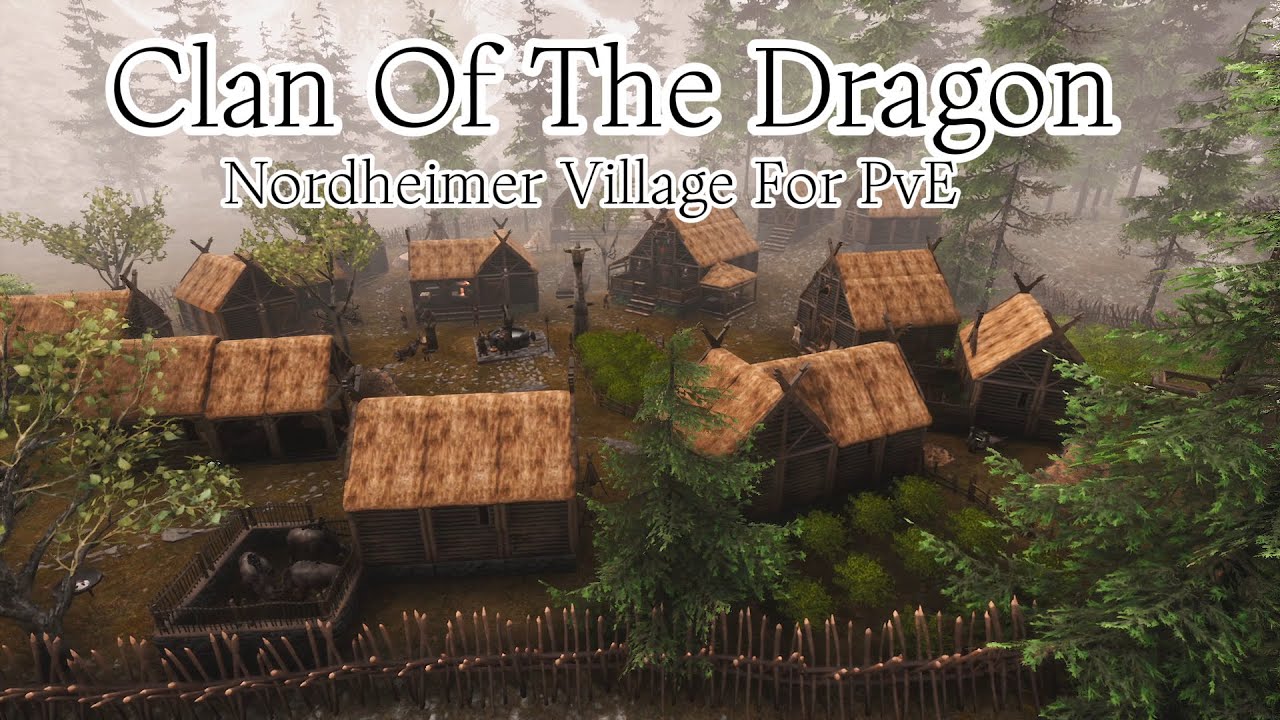 Conan Exiles: Clan Of The Dragon Nordheimer Village - YouTube