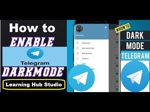 Telegram Dark Mode How To Enable Dark Mode On Telegram 2021 - YouTube