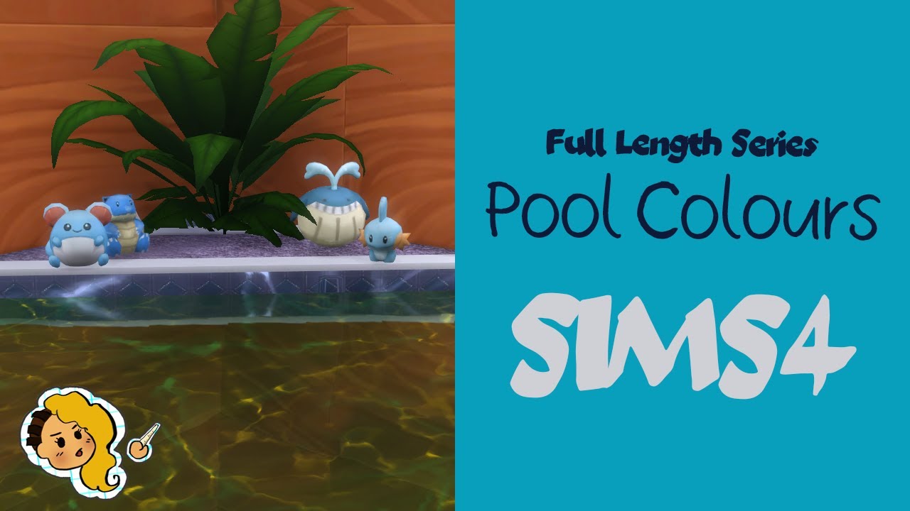 Sims 4 How to : Make Custom Pool Colours (Full Length) - YouTube