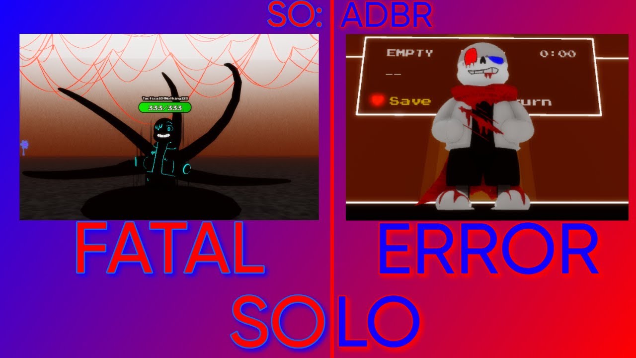 FATAL ERROR {SOLO} (Soul Ops: A Different Boss Rush) - YouTube