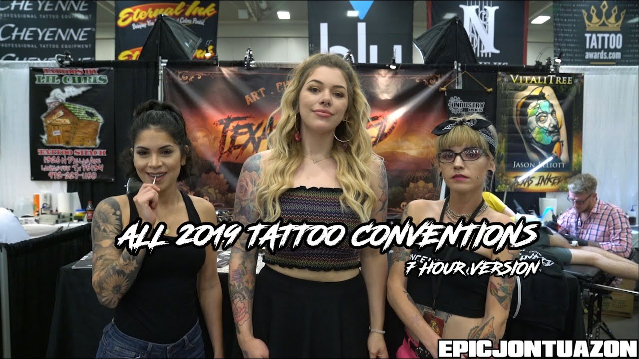 2019 Tattoo Conventions | 7 Hour Version | EPICJONTUAZON - YouTube