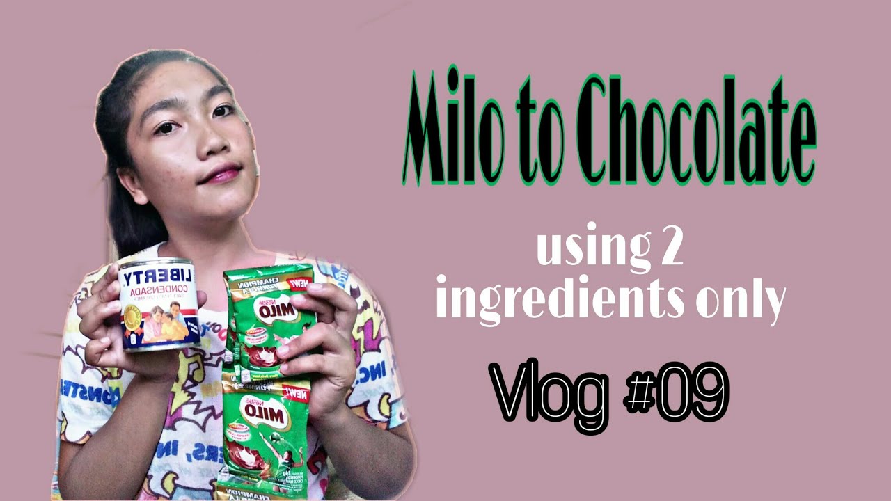 Milo to Chocolate | using 2 ingredients only! - YouTube