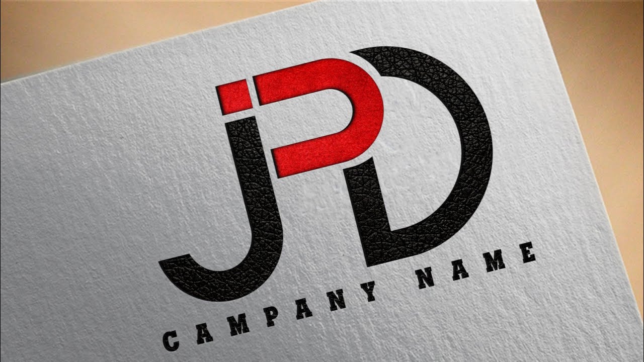 J P D Professional Logo Design | Pixellab Logo Design Tutorial [Easy] 🔥 ...