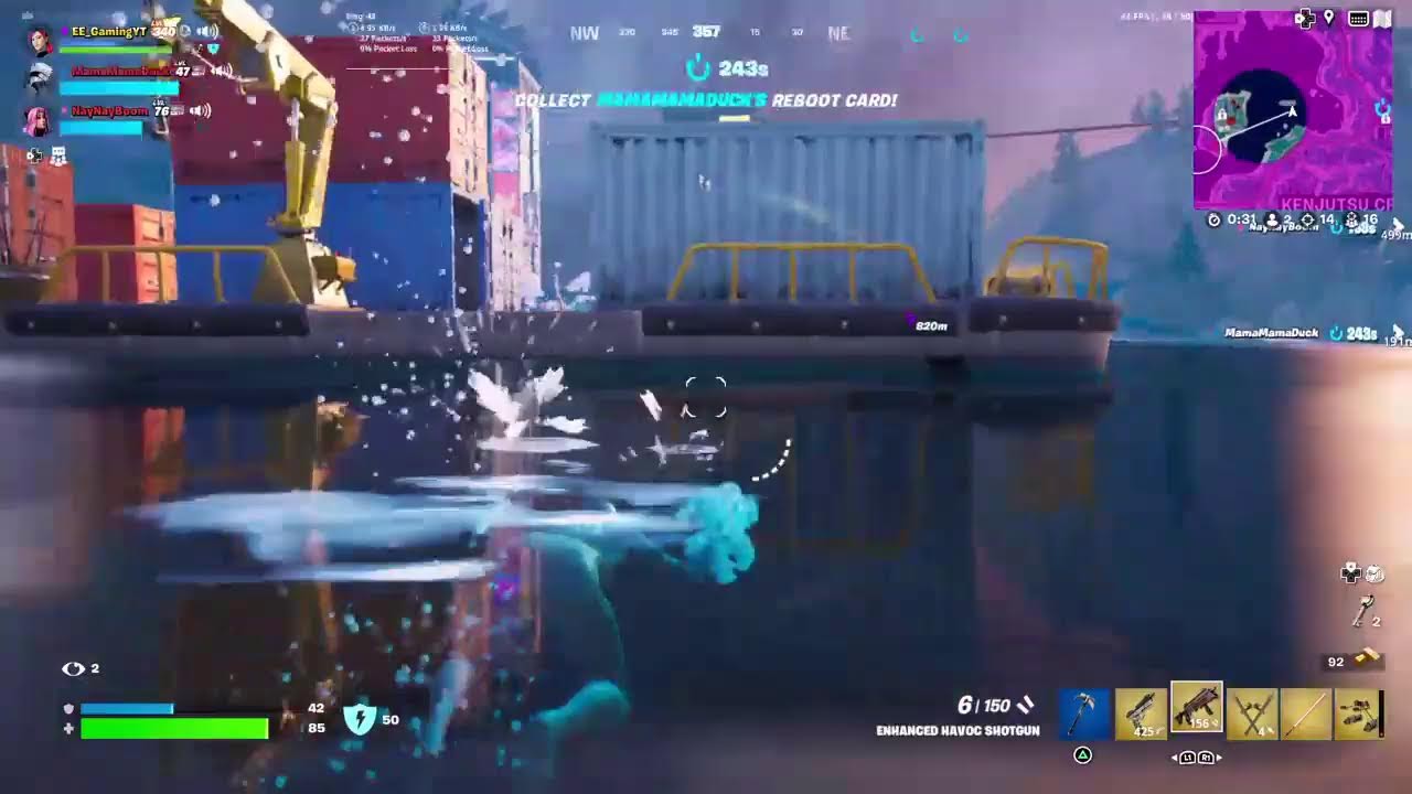 Playing fortnite with nene boo and later Ms. Duck - YouTube