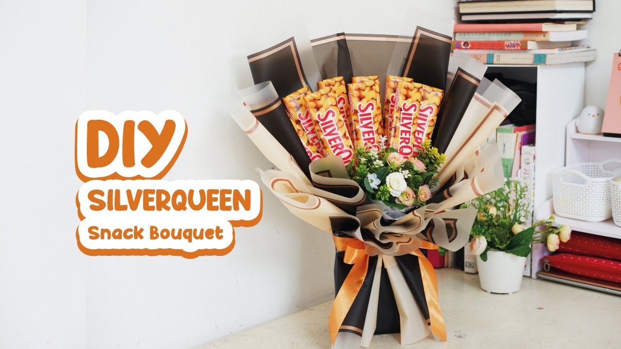 Tutorial Snack Buket | DIY buket coklat Silverqueen - YouTube