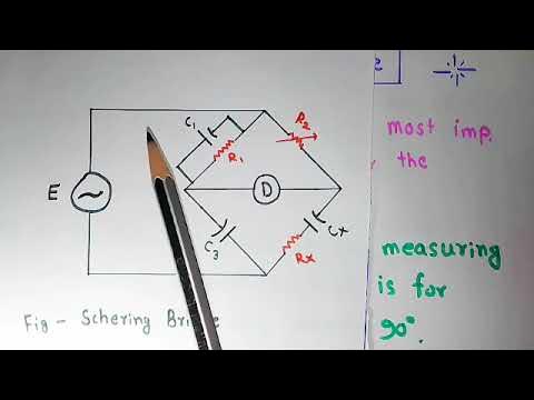 Schering Bridge's || Electronic Measurment and Instruments || B.Tech, IIT, Diploma ...