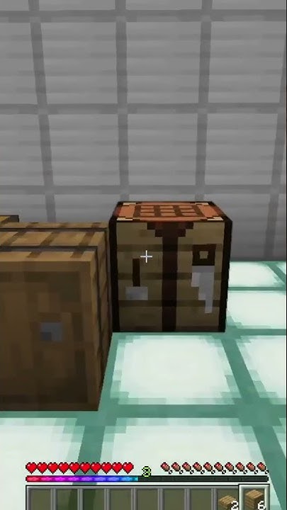 HOW TO CRAFT A BARREL IN MINECRAFT - YouTube