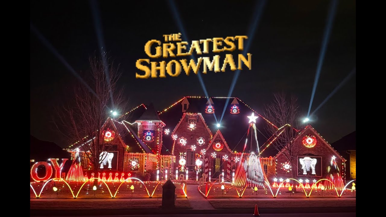 The Greatest Show - Light Show in 4K - The Greatest Showman UPDATED for ...