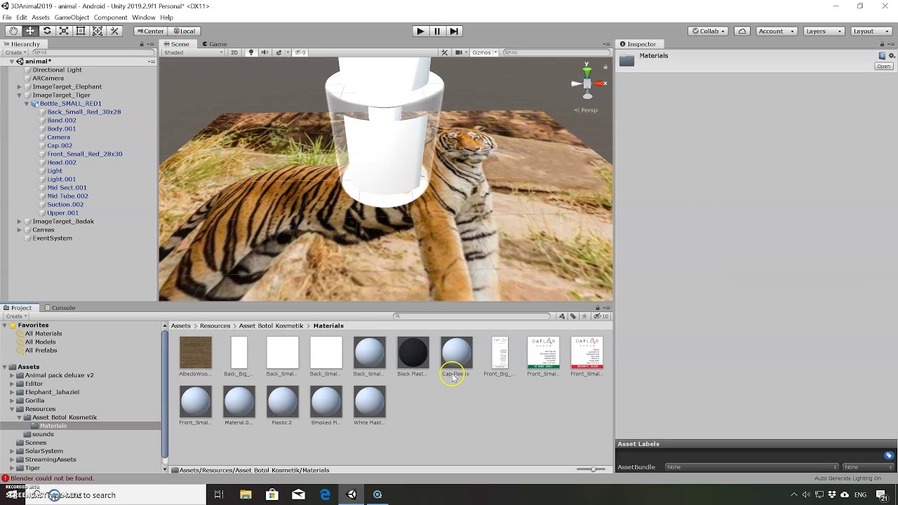 Tutorial Convert Asset Material To Transparent In Unity - YouTube