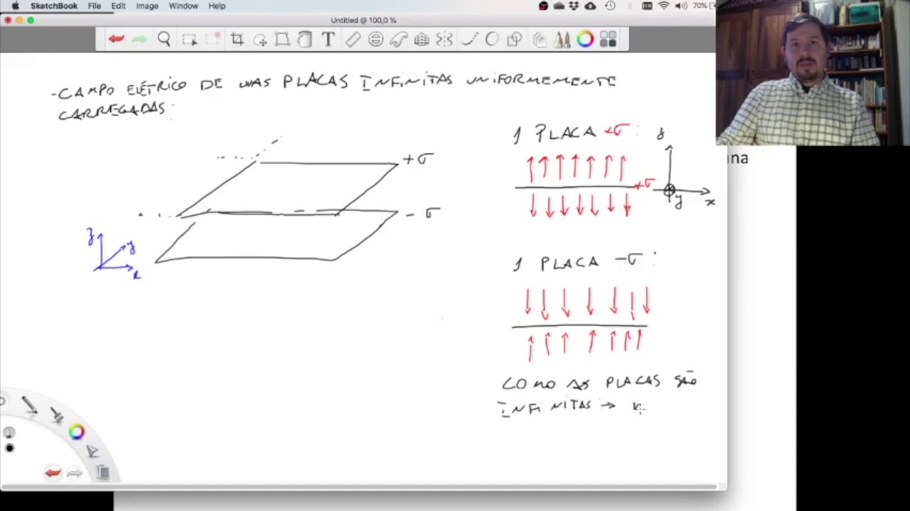 Capítulo 1, Seção 6.4 - Exemplo de placas infinitas paralelas - YouTube
