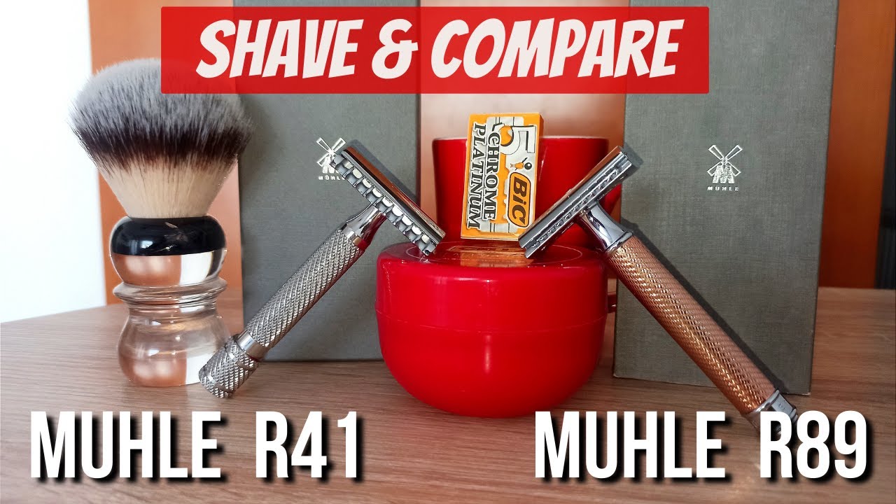 Muhle R41 vs Muhle R89 - Shave & Compare - YouTube