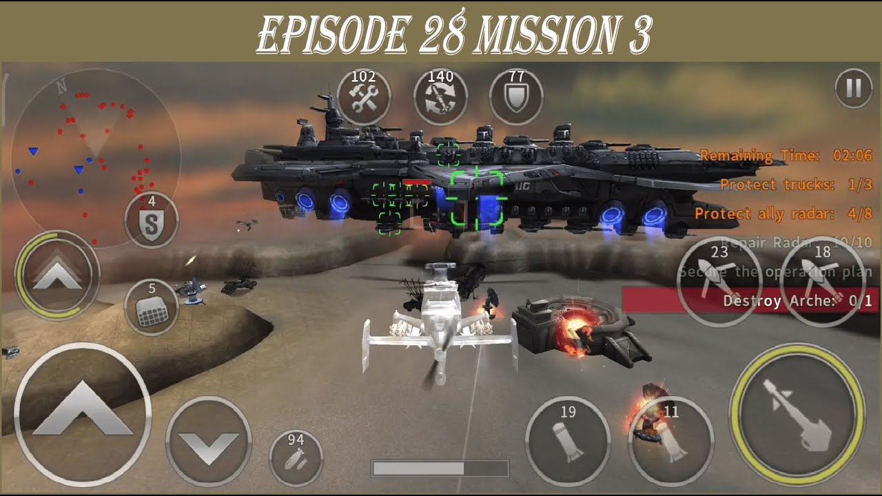 Gunship Battle Episode 28 Mission III with #Raider #DINSH - YouTube