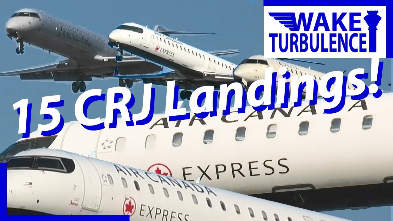 CRJ-900LR Landings | Toronto Pearson (YYZ) Planespotting - YouTube
