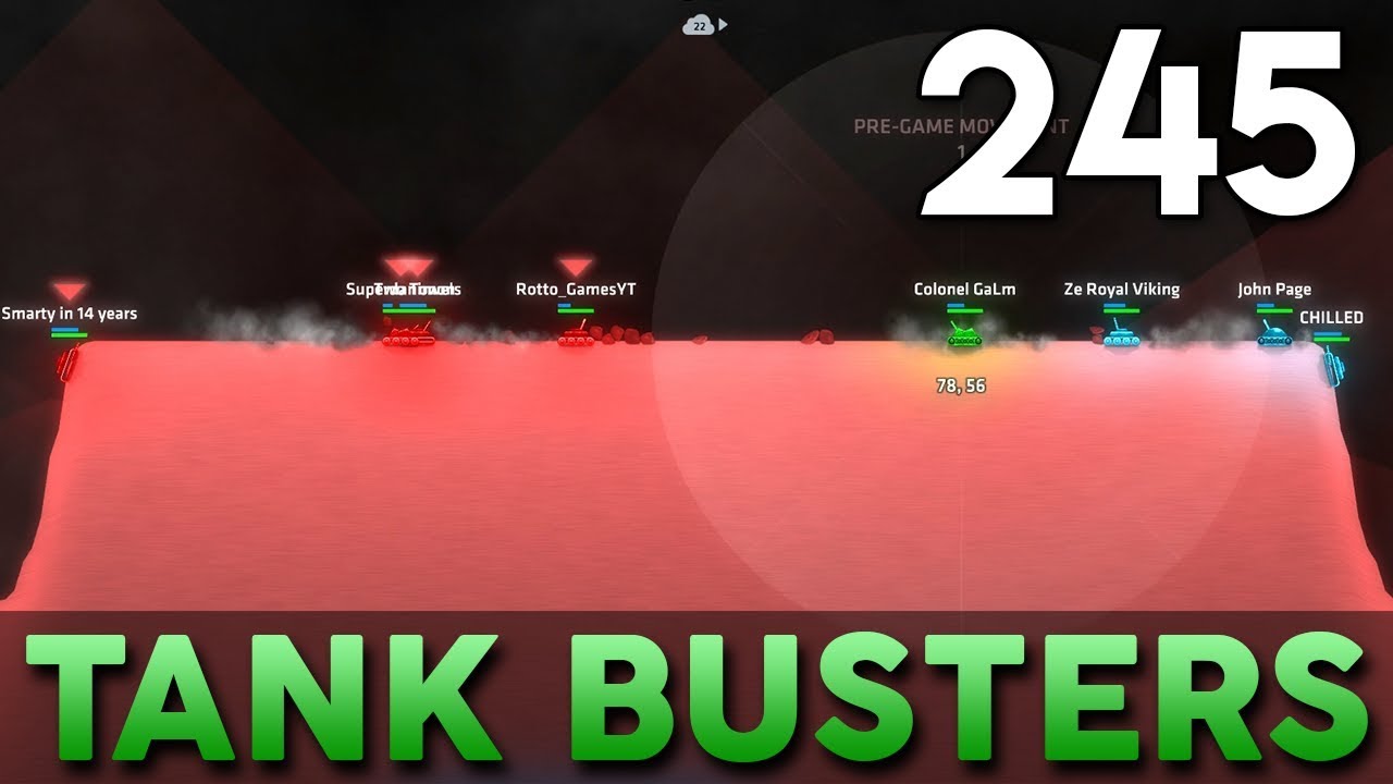 [245] Tank Busters (Let's Play ShellShock Live w/ GaLm and Friends ...