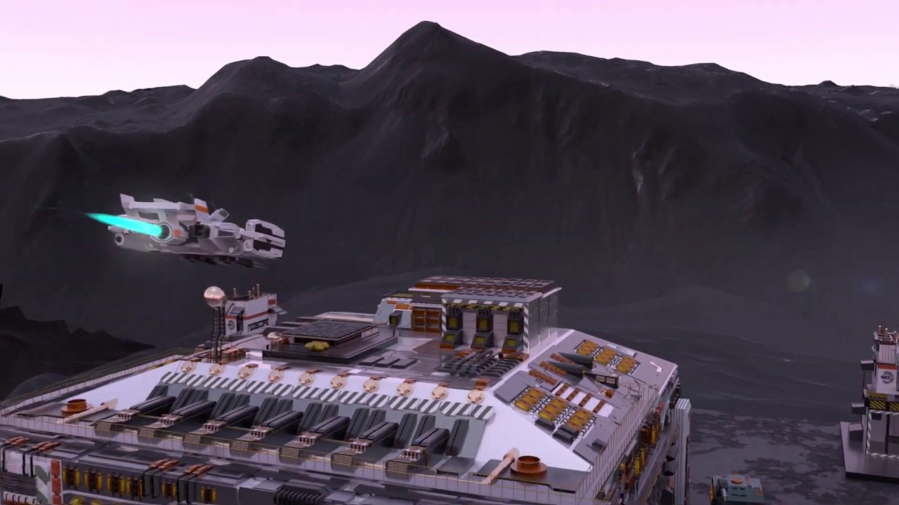 Sci-fi movie scene in 3D - YouTube