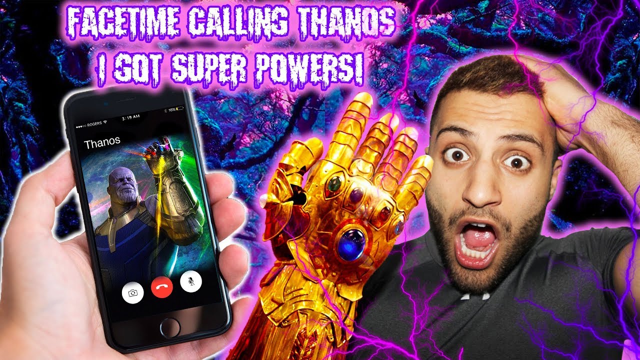 CALLING THANOS ON FACETIME AT 3 AM! FOUND INFINITY GAUNTLET! (GOT SUPER ...