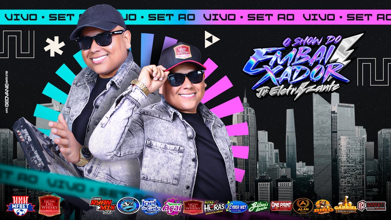 SET AO VIVO DJ JR ELETRIZANTE NA QUINTA DA EXCLUSIVE CLUB - SHOW DO EMBAIXADOR 14-08-2025 - YouTube