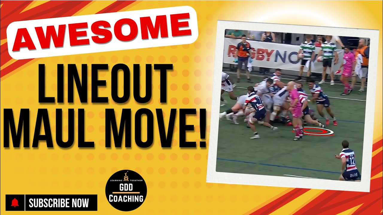 An Awesome Rugby Lineout Maul Move! | Rugby Analysis by GDD Coaching ...