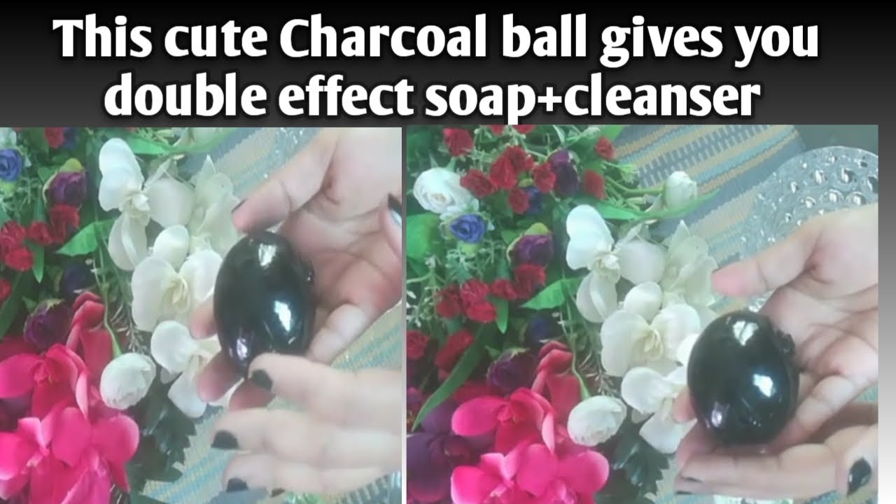 A Unique Charcoal ball buy from miniso | facial soap plus cleanser ...